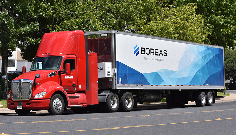 Ruan experiences cool benefits in Boreas nitrogen system demo | FleetOwner