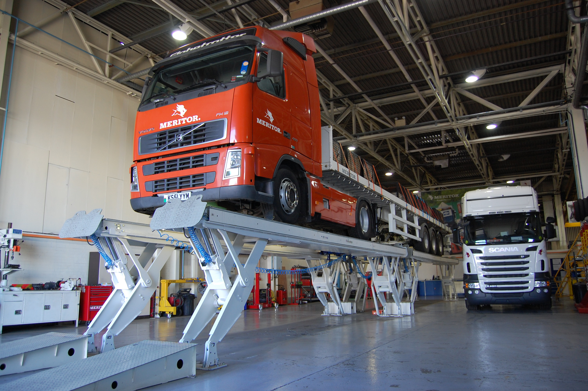 Meritor Test Trucks: Cwmbran garage | FleetOwner