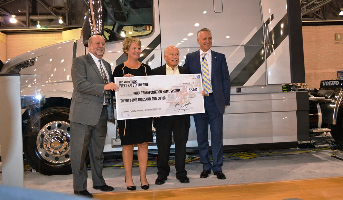 Ruan, Searcy win Volvo Trucks Safety Awards | FleetOwner