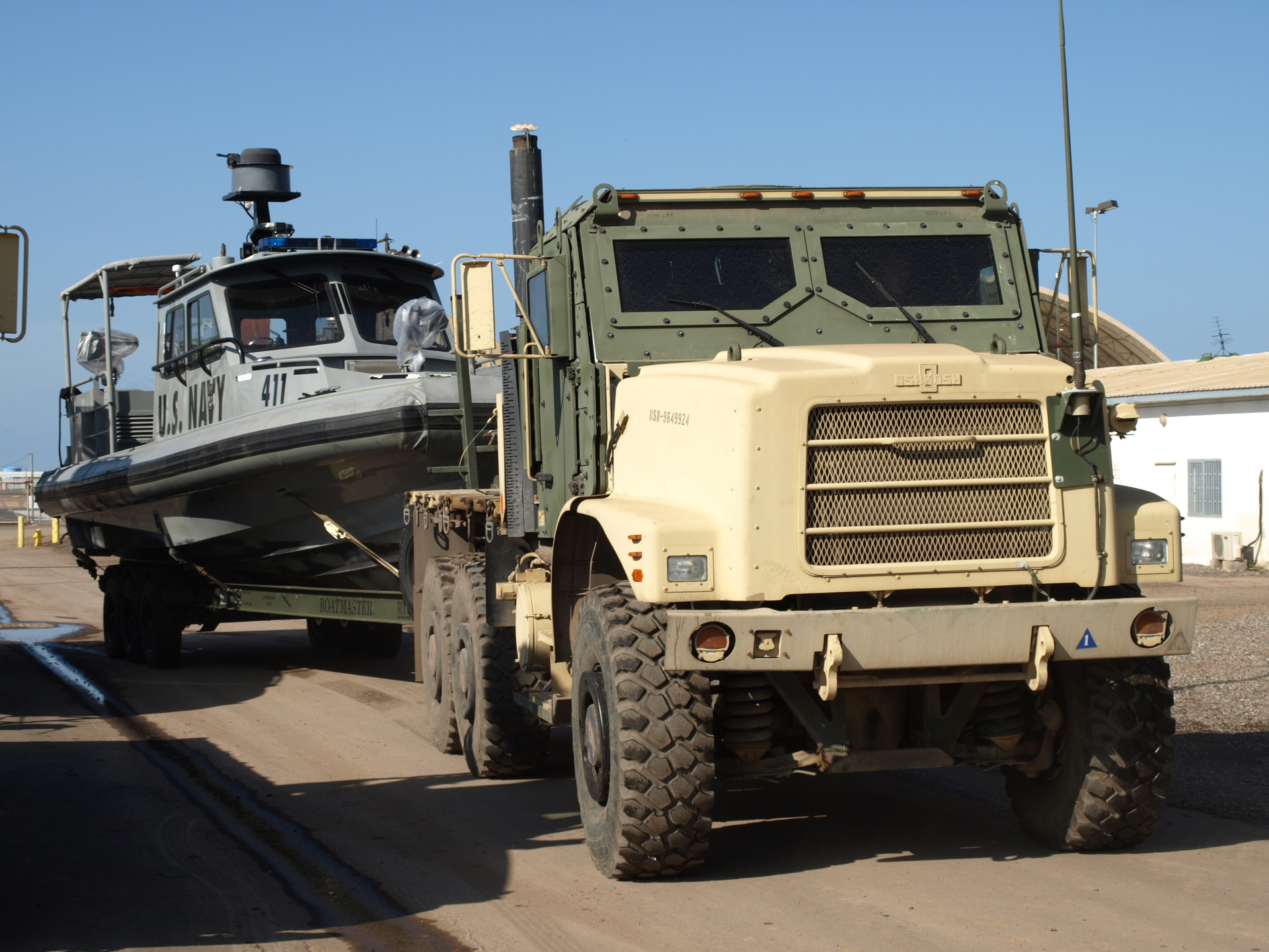 Military trucks at work | FleetOwner