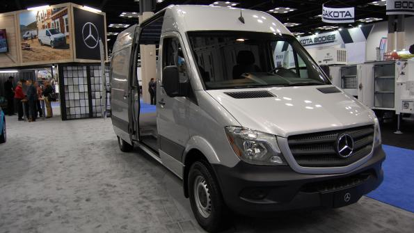 The work van side of Mercedes Benz | FleetOwner