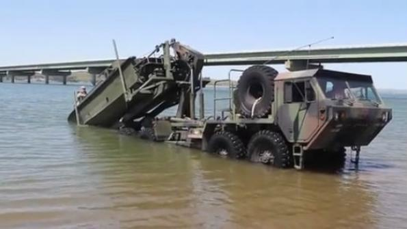River Crossing by Army Trucks | FleetOwner