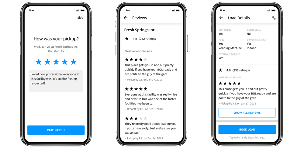 Uber Freight asks truckers to rate shipping facilities | FleetOwner
