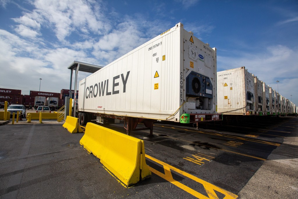 Crowley more than doubles refrigerated cargo capability | FleetOwner