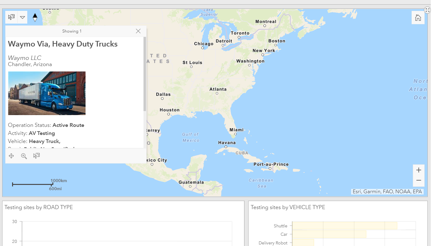 U.S. DOT launches AV tracking tool | FleetOwner