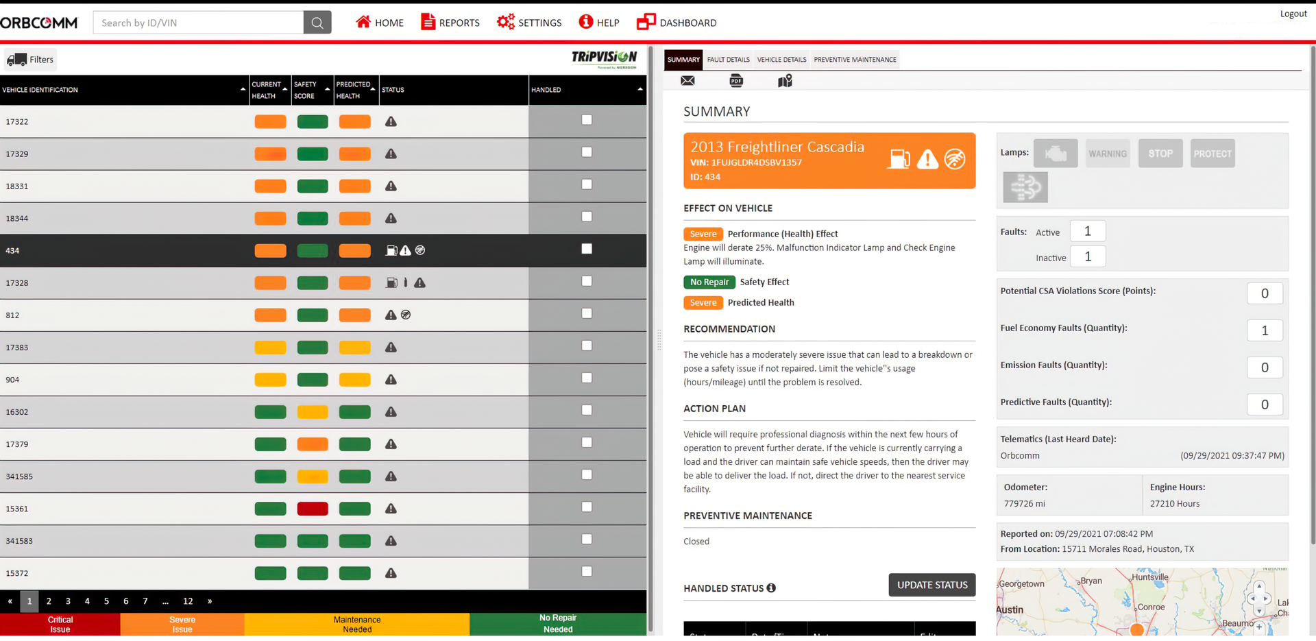 ORBCOMM partners with Noregon on fleet maintenance | FleetOwner