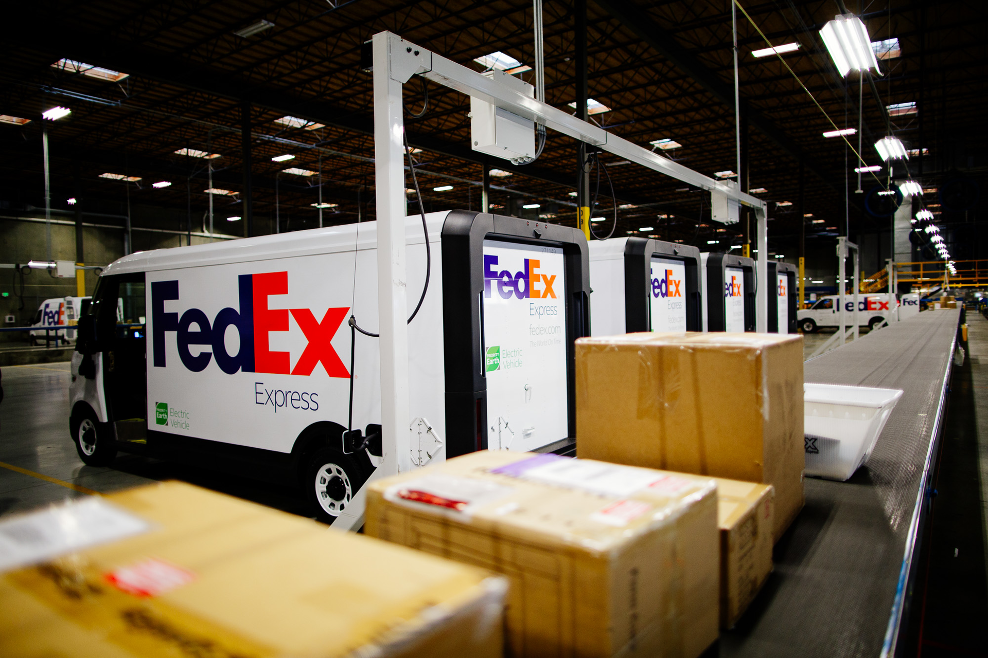 Fedex Ground Box 36 Operations At A Fedex Ground Facility Ahead Of