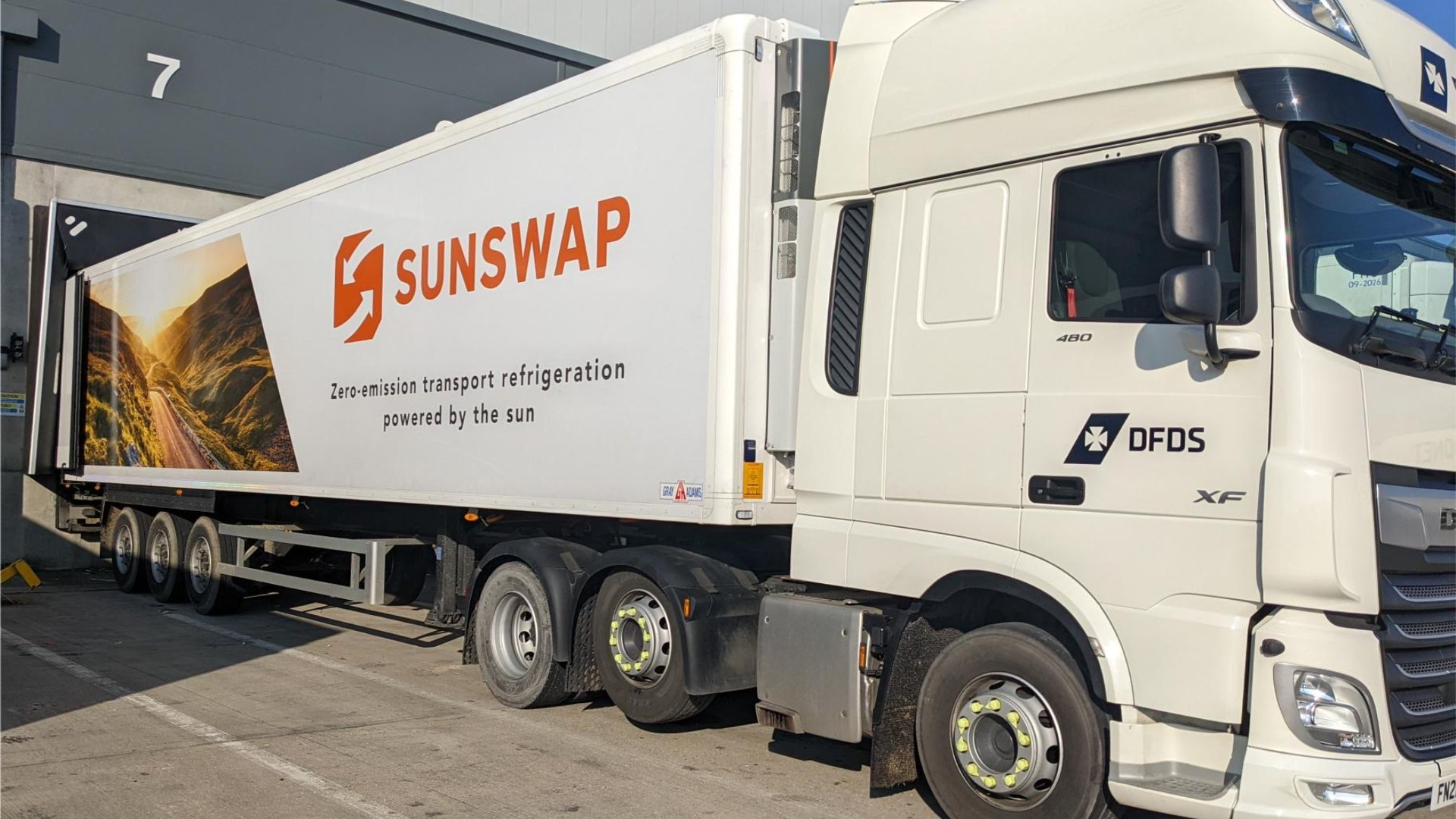 DFDS integrates Sunswap’s zero-emission transport refrigeration units ...