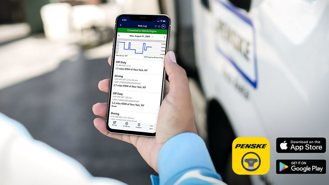 Penske Driver mobile app now a certified ELD in Canada | FleetOwner