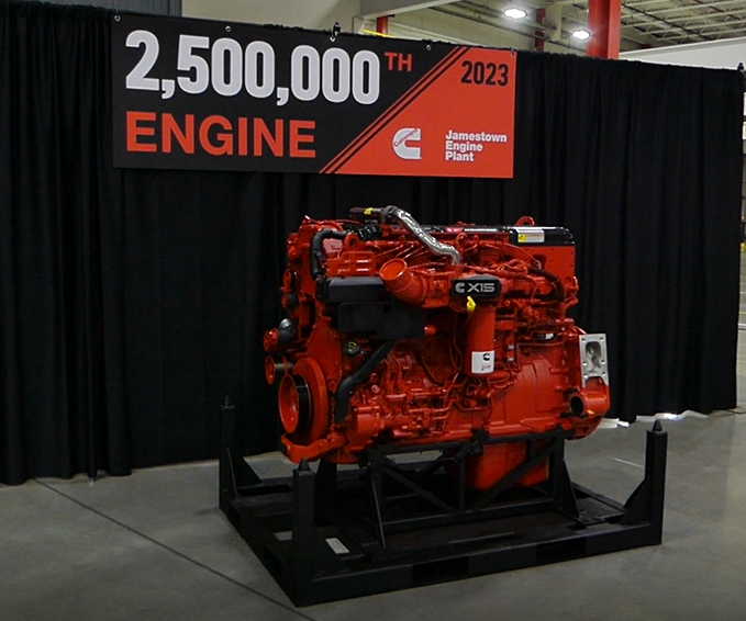 Cummins reaches engine milestone: 2.5M engines made at Jamestown plant ...