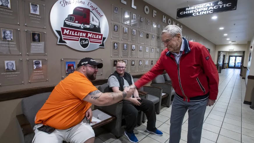 Trucking icon Gene England dies at 105, leaving behind legacy of safety ...