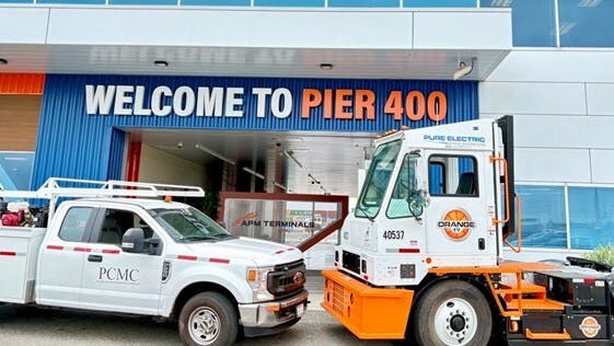APM Terminals Pier 400 partners with Orange EV to launch largest ...